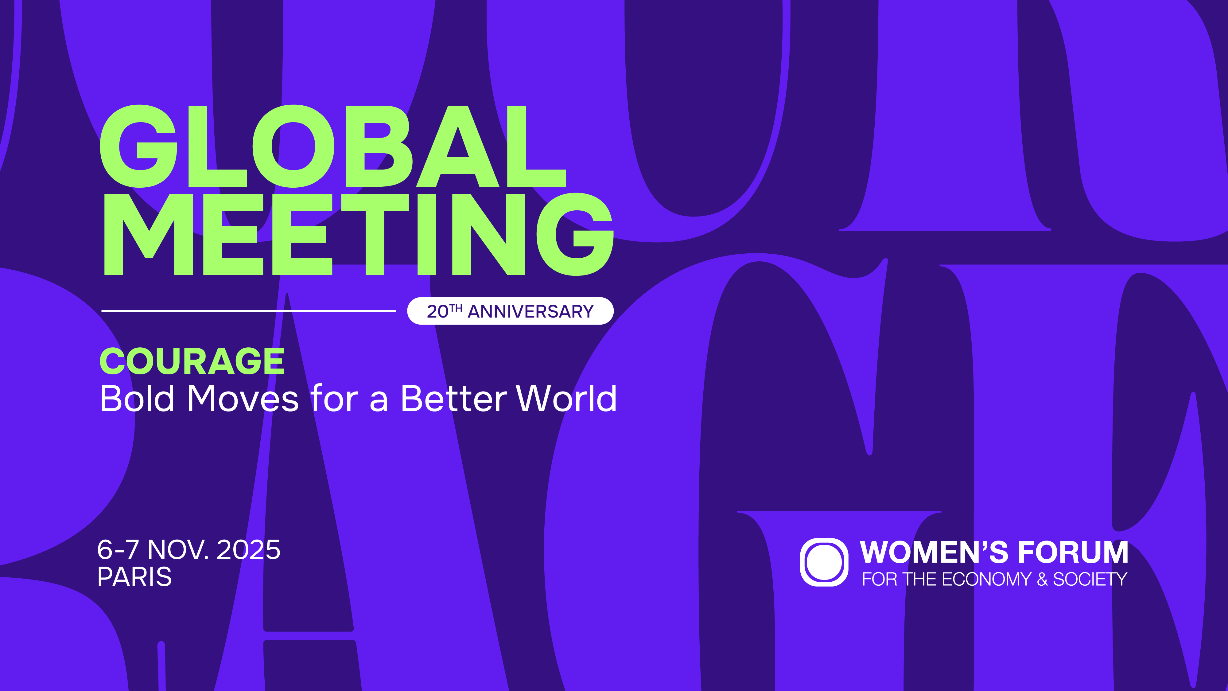 Women's Forum Global Meeting 2025